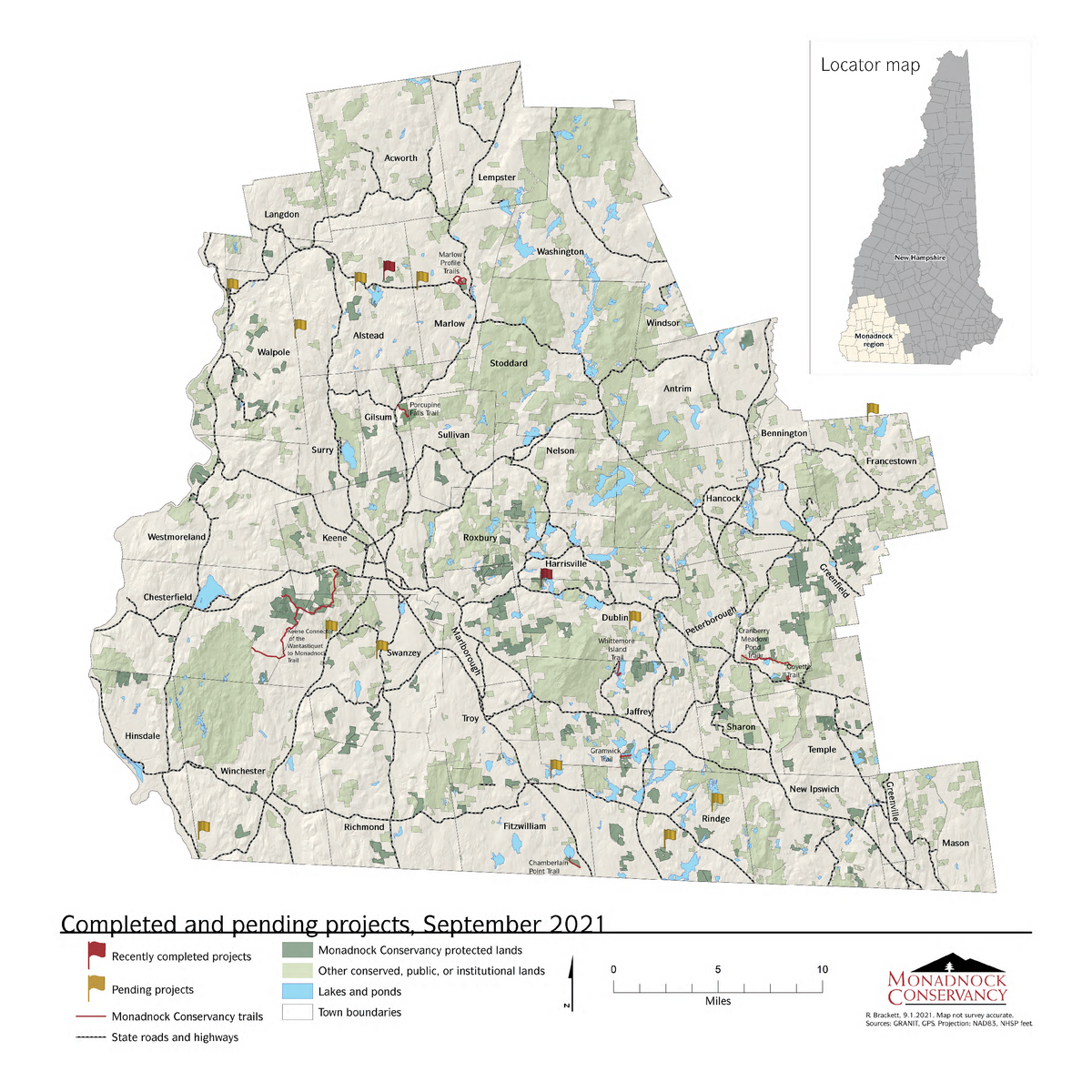 Map - Monadnock Conservancy
